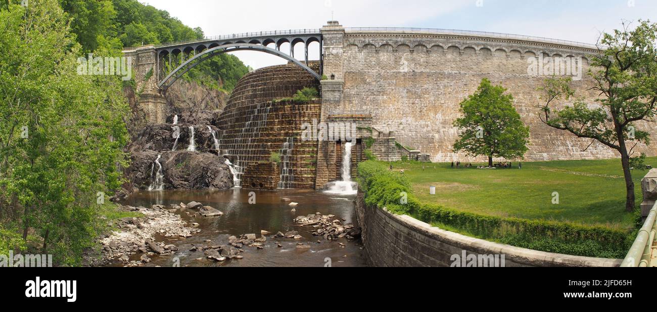 New Croton Dam, constructed in 1892-1906, part of the New York City ...