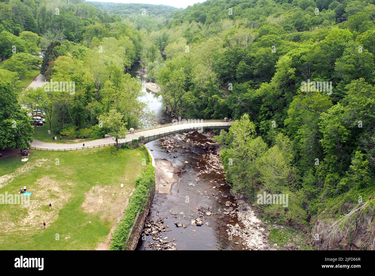 Croton River valley downstream of the New Croton Dam, Croton-on-Hudson ...