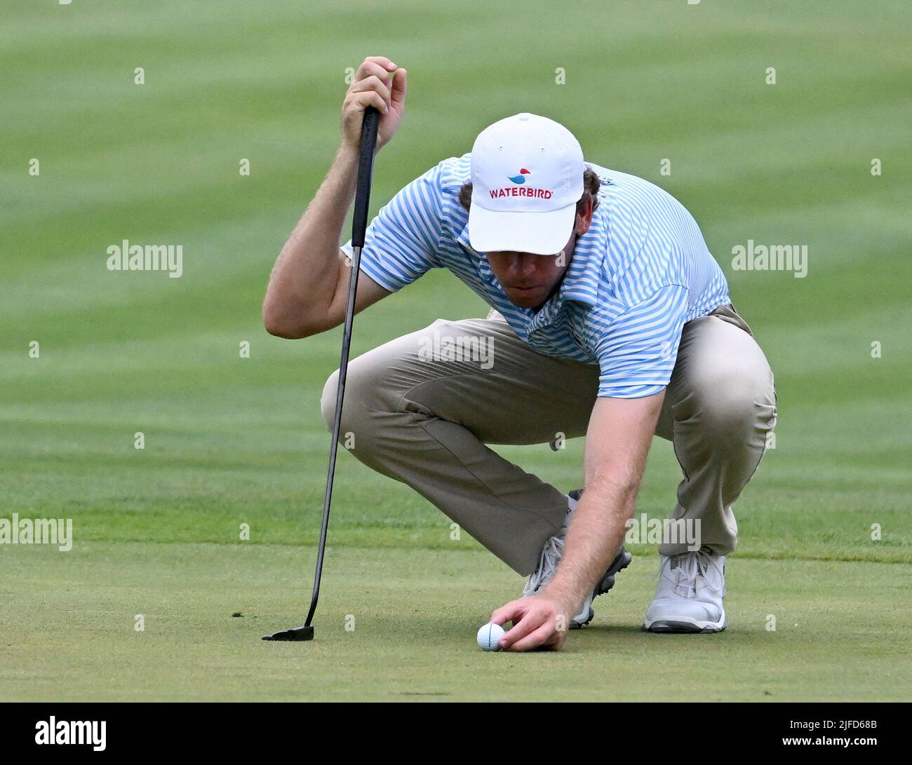 Ilinois, USA. 01st July, 2022. SILVIS, IL - JULY 01: Golfer Ben Kohles ...