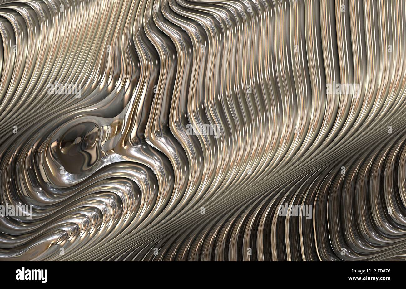 Metallic wallpaper interior hi-res stock photography and images - Alamy