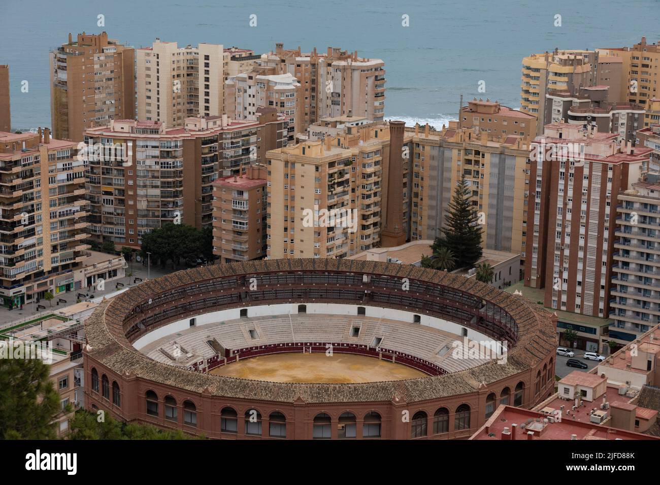 Picture of the city of malaga located in spain Stock Photo - Alamy