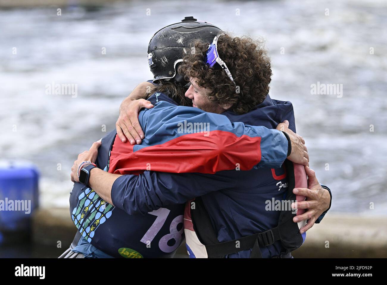 Nottingham, UK. 01st July, 2022. The ICF 2022 canoe freestyle World ...