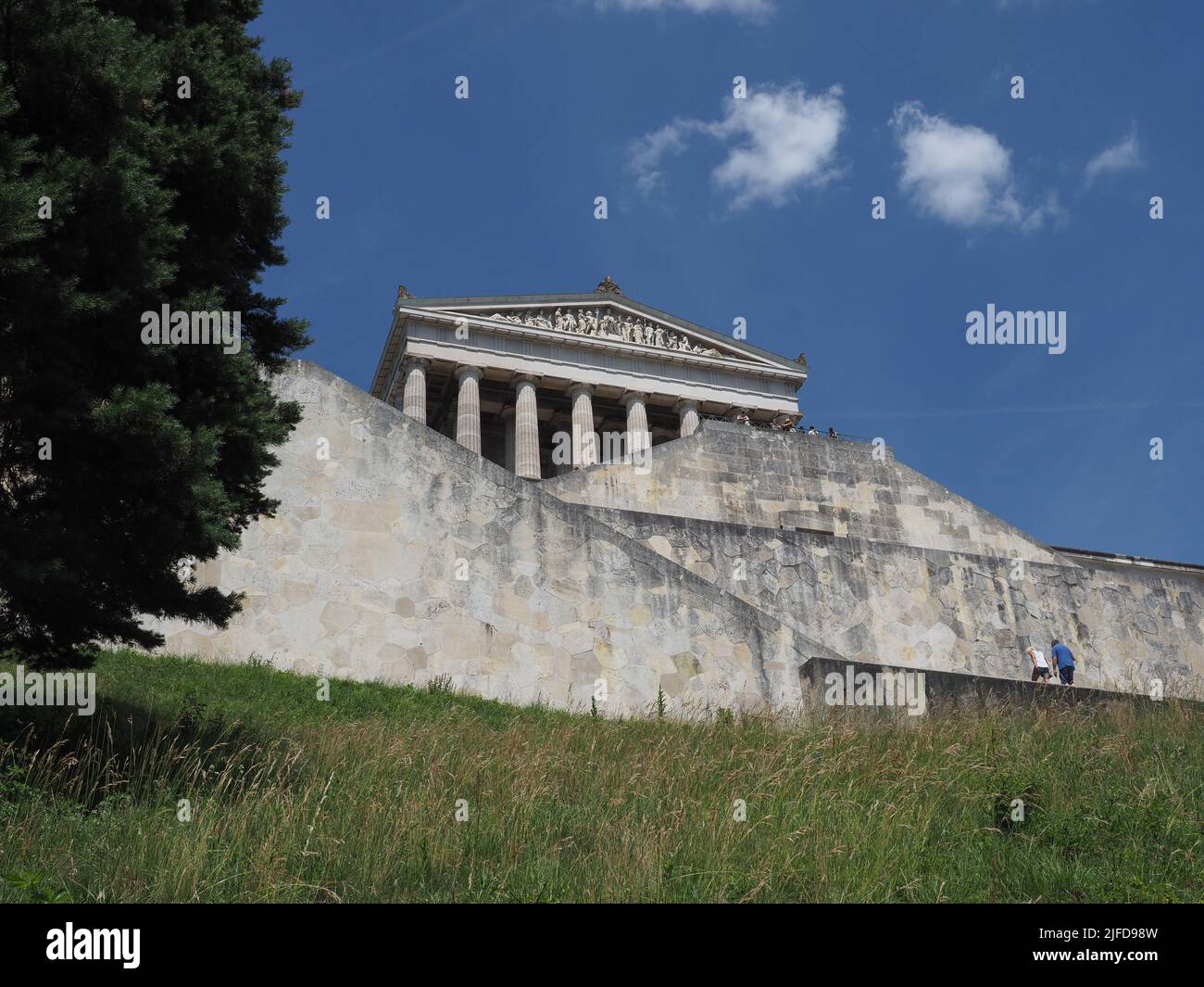 DONAUSTAUF, GERMANY - CIRCA JUNE 2022: Walhalla hall of fame temple ...