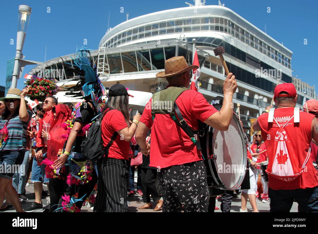 Vancouver, Canada. 2nd July, 2022. Every year on July 1, Canada Day is ...
