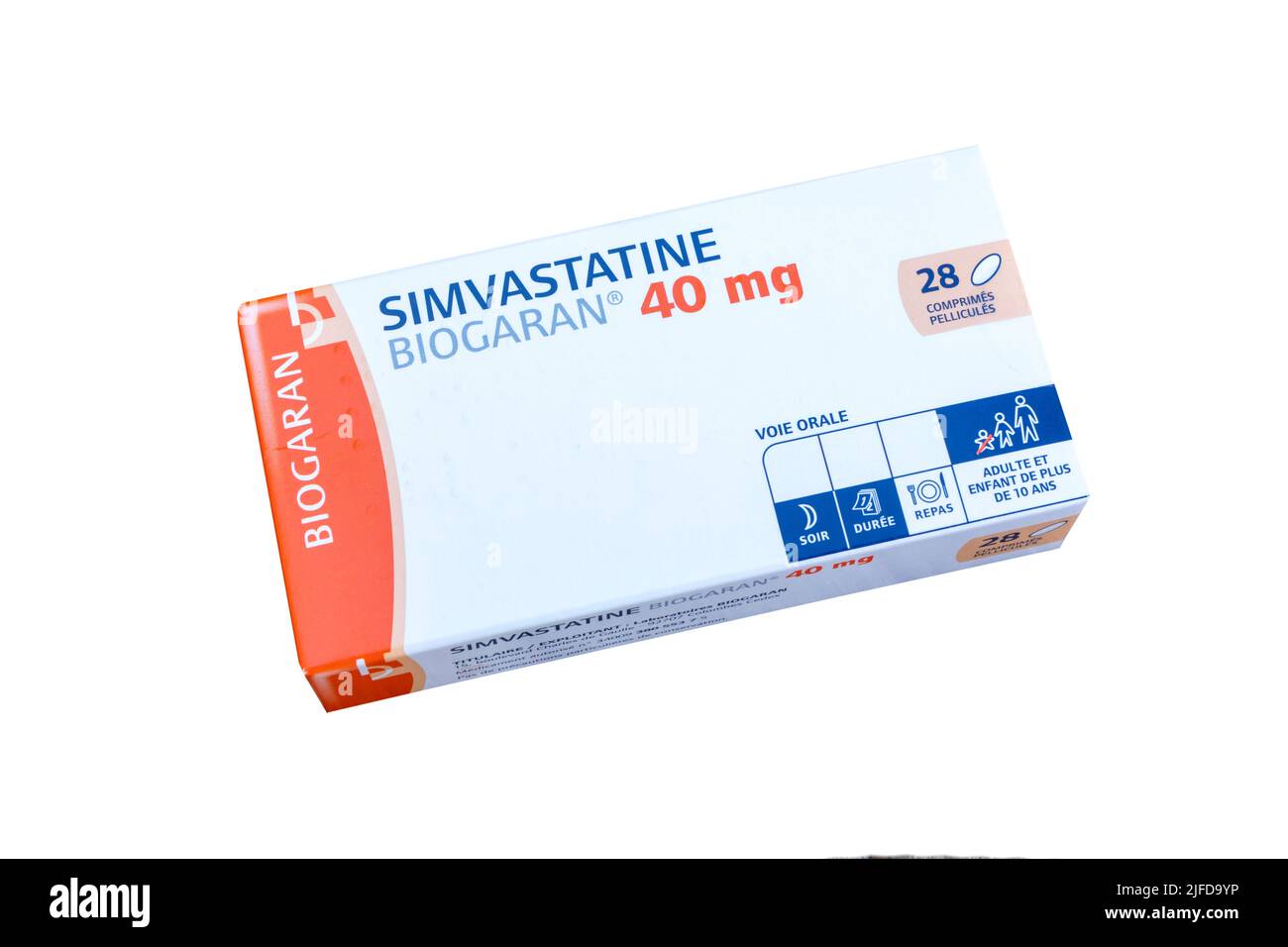 A box of simvastatine tablets Stock Photo - Alamy