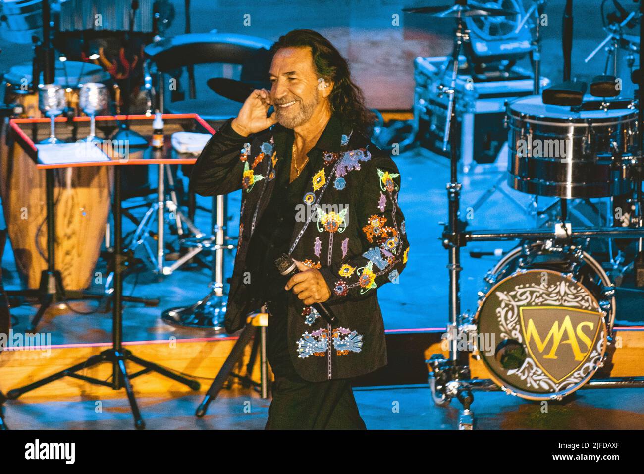 01/07/2022 - Mexican singer MARCO ANTONIO SOLIS performing for the ...