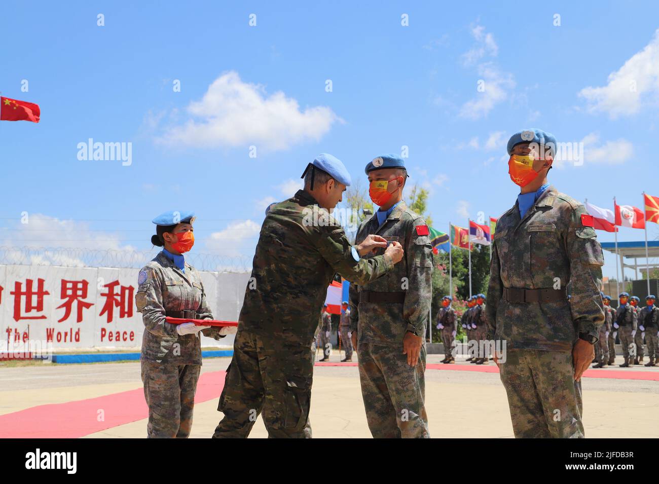 Beirut, Lebanon. 1st July, 2022. Aroldo Lazaro Saenz, UN Interim Force in Lebanon (UNIFIL) head ...