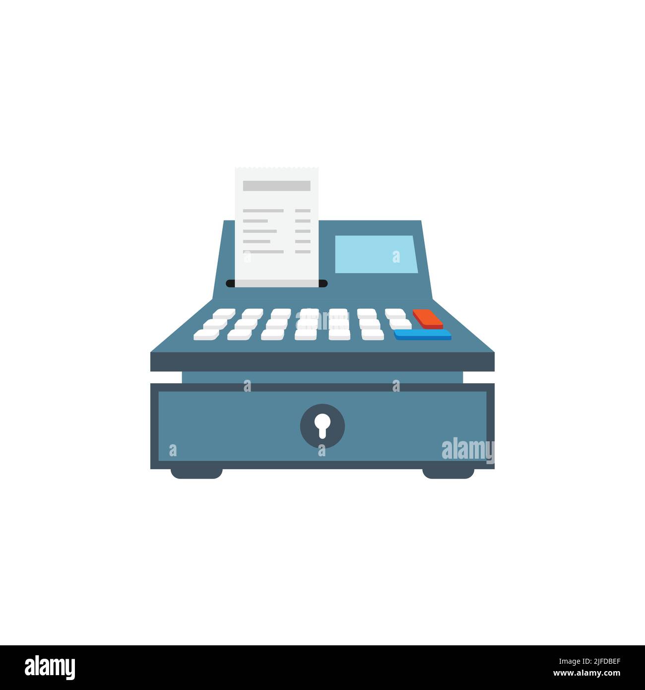 Cash machine icon in flat style. Electronic payment vector illustration ...