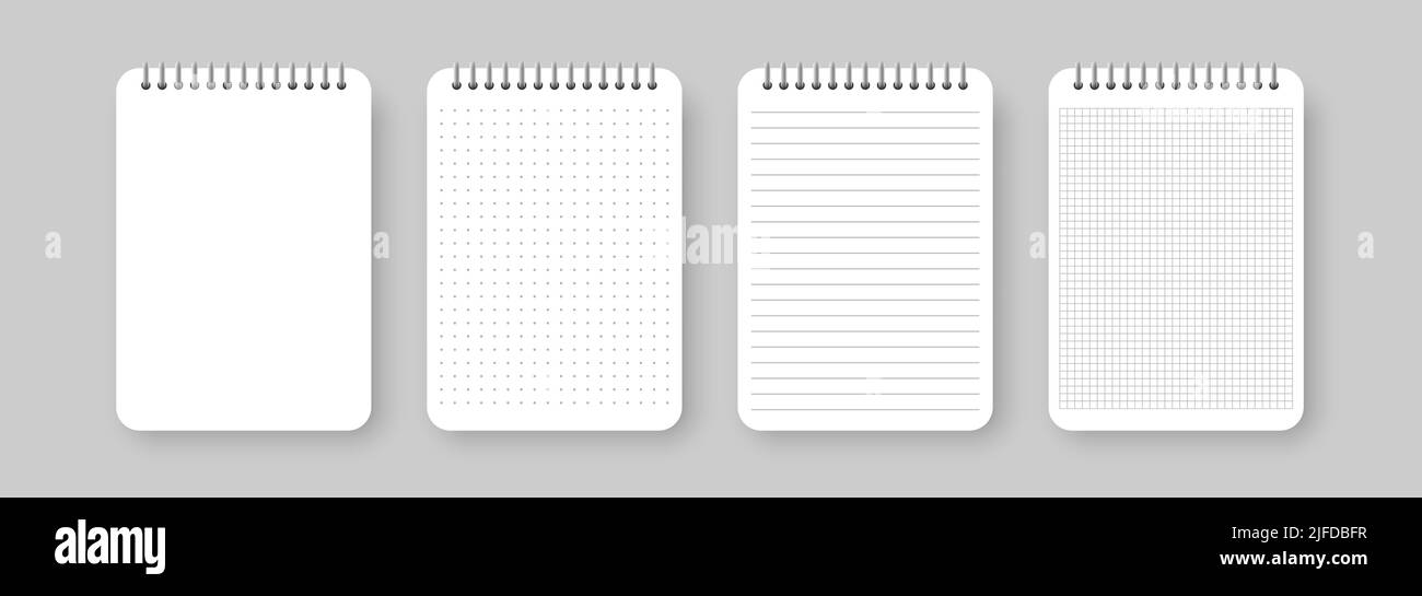 Notebook icon in flat style. Paper sheet vector illustration on ...