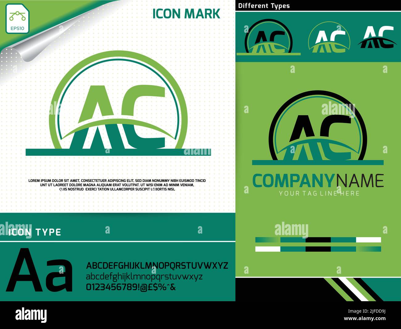 Letter ac logo hi-res stock photography and images - Alamy