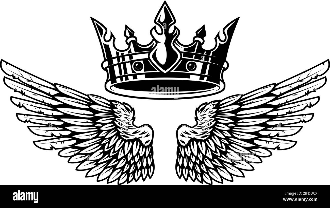 King of wings Black and White Stock Photos & Images - Alamy