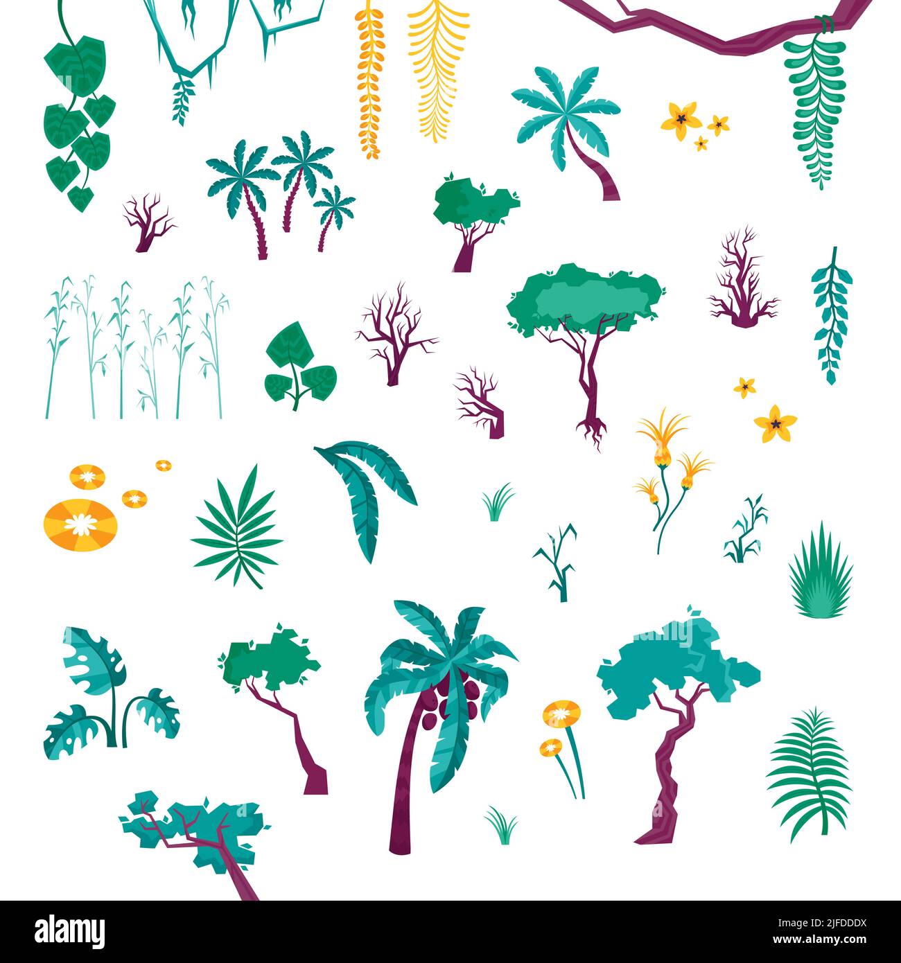 Green moss grass on Stock Vector Images - Alamy