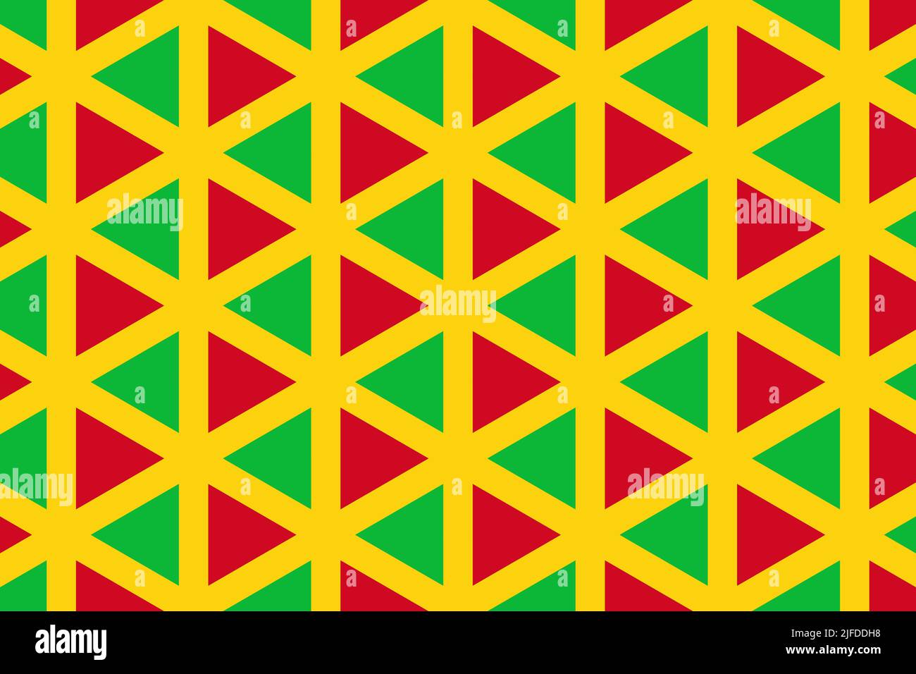 Geometric pattern in the colors of the national flag of Mali. The ...