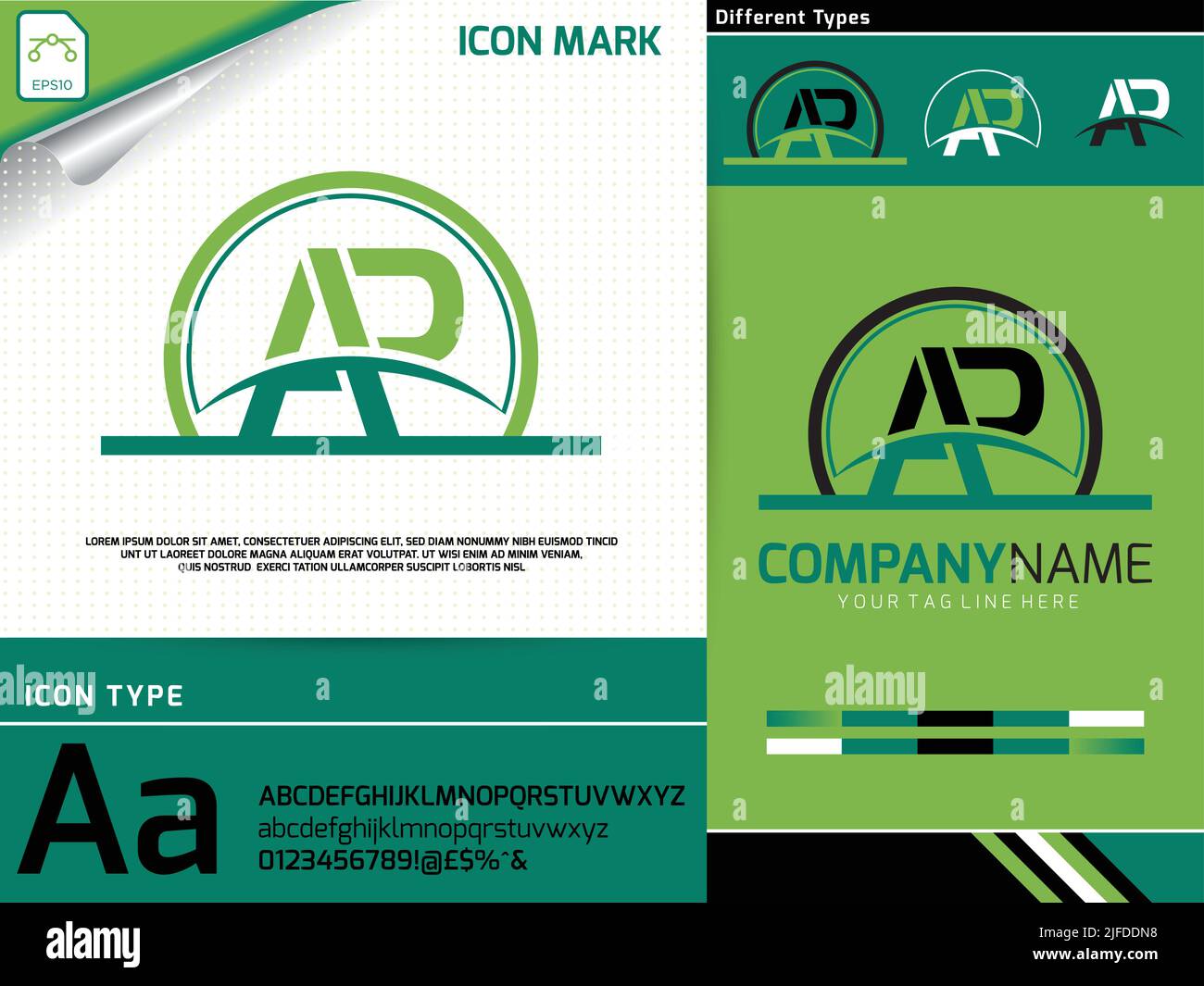 Letter ap logo premium vector Stock Vector Image & Art - Alamy