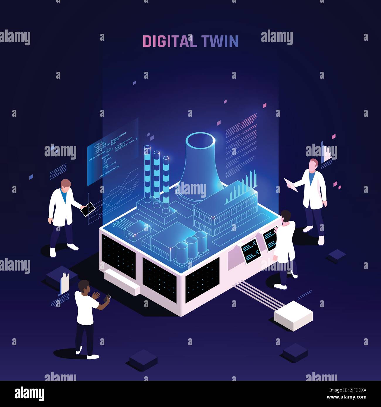 Digital twin technology in manufacturing industry facility maintenance optimization analytics on ...