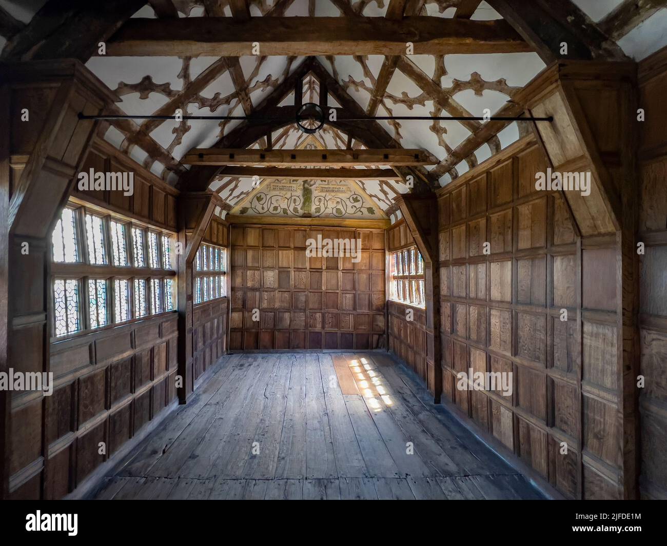 Little moreton hall interior hi-res stock photography and images - Alamy