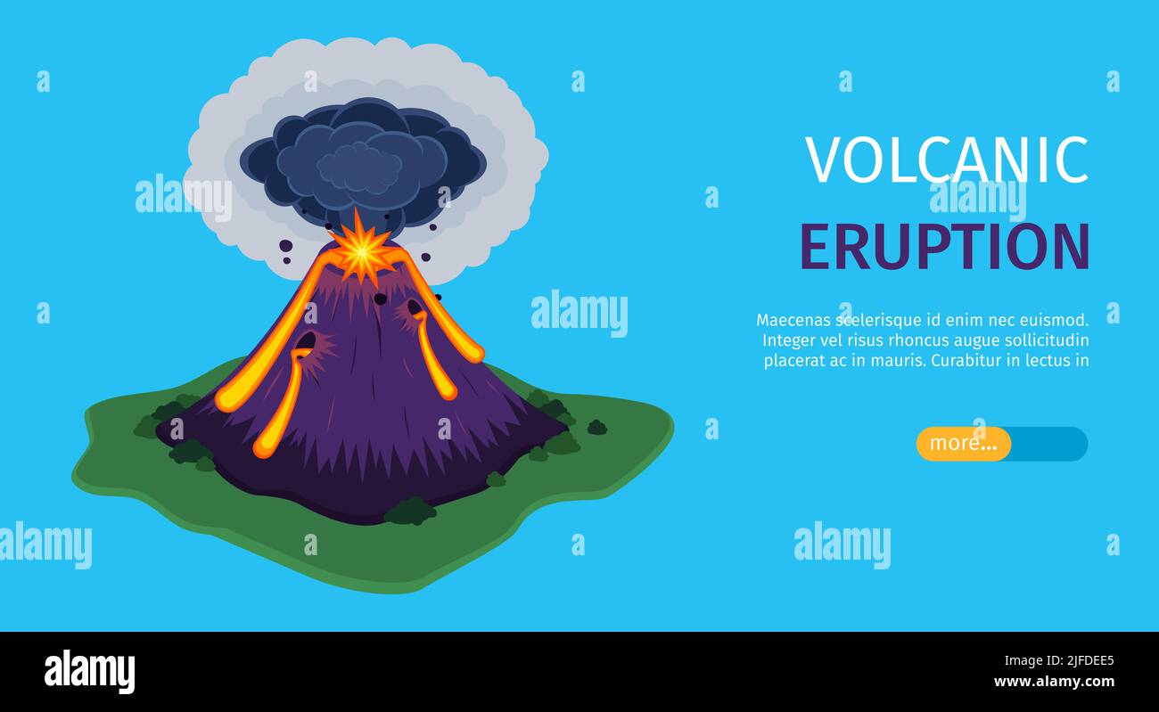 Volcano blue flame Stock Vector Images - Alamy