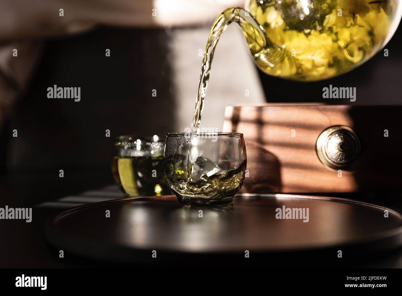 Champagne pouring ceremony hi-res stock photography and images - Alamy