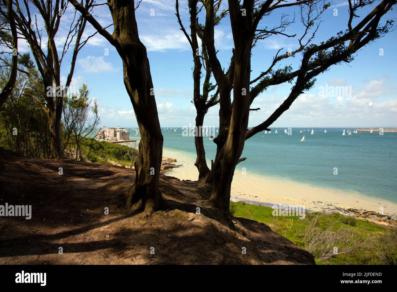 Fort Albert,Hurst Castle,narrows,Round the Island Race,yacht,yachts ...