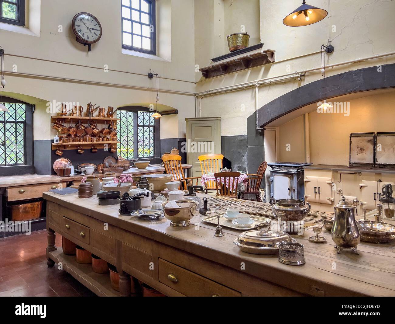 The Kitchens at Dunham Massey Hall, a stately home in Greater ...