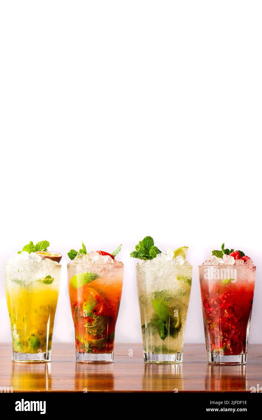 Vertical shot strawberry mojito hi-res stock photography and images - Alamy