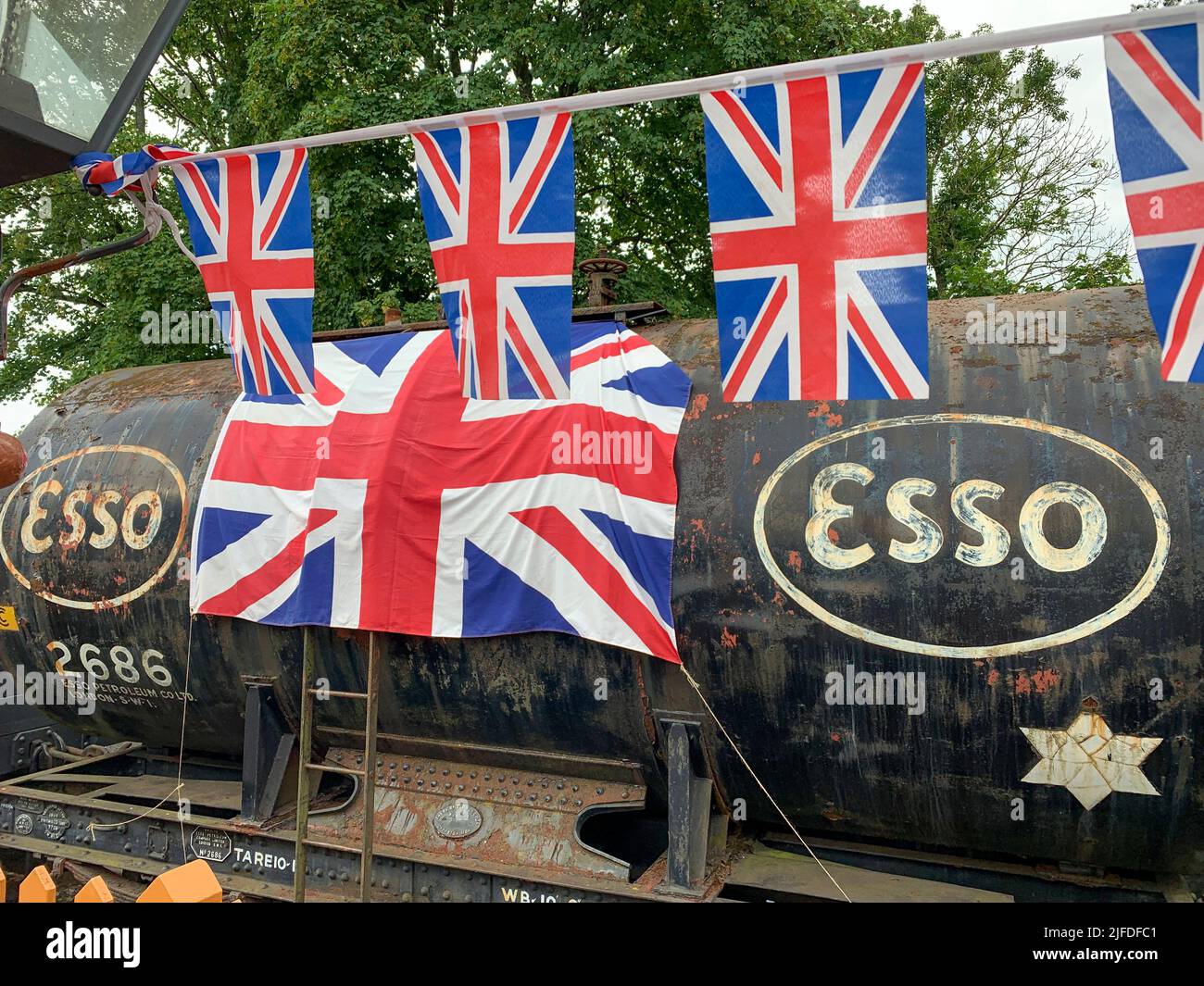 Esso oil company logo hi-res stock photography and images - Alamy