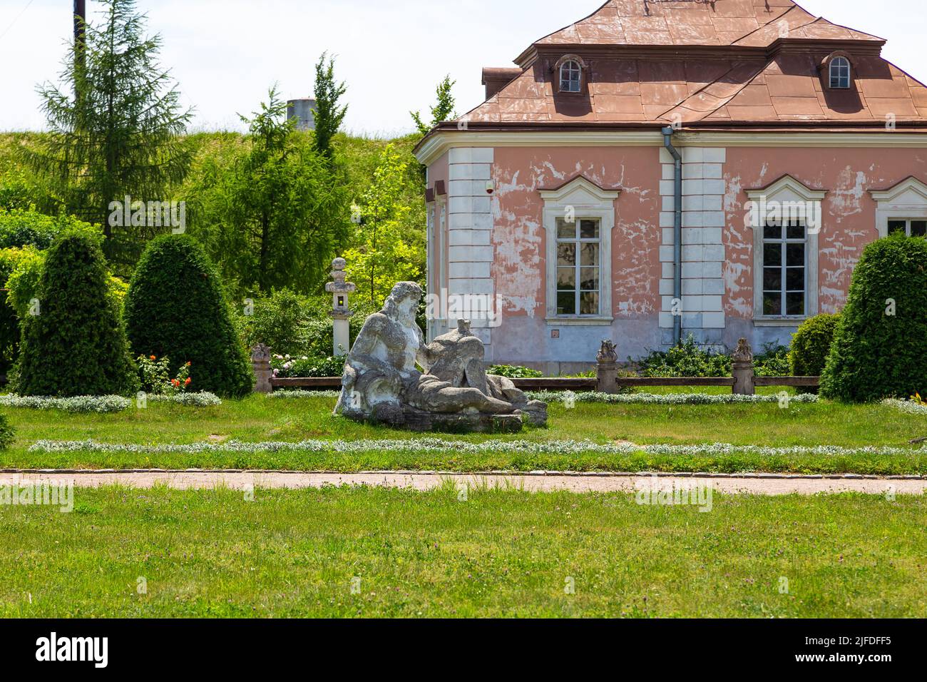 Chinese Palace and Grand Palace in Zolochiv Castle, a residence of the ...