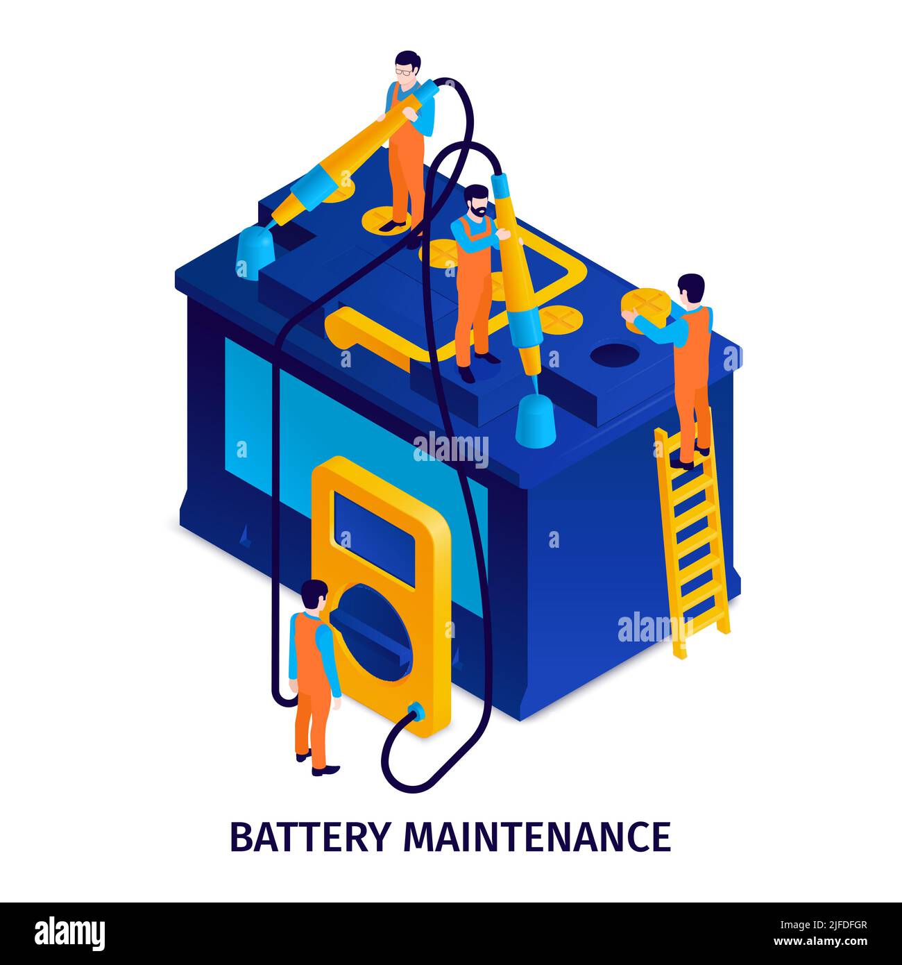 Electricity staff Stock Vector Images - Alamy