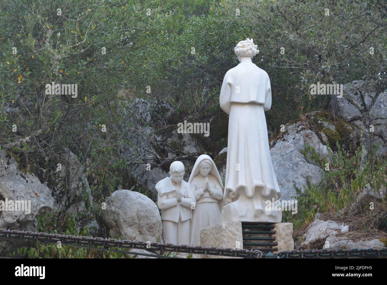 Fatima, the Angel of Portugal Stock Photo - Alamy