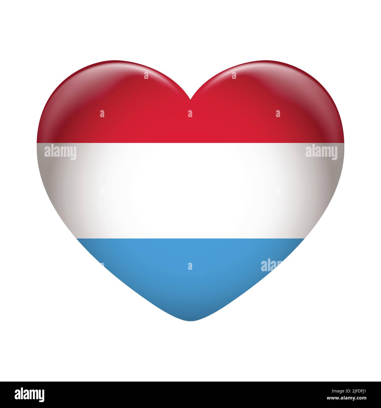 Luxembourg flag icon isolated on white background. Luxembourg flag ...