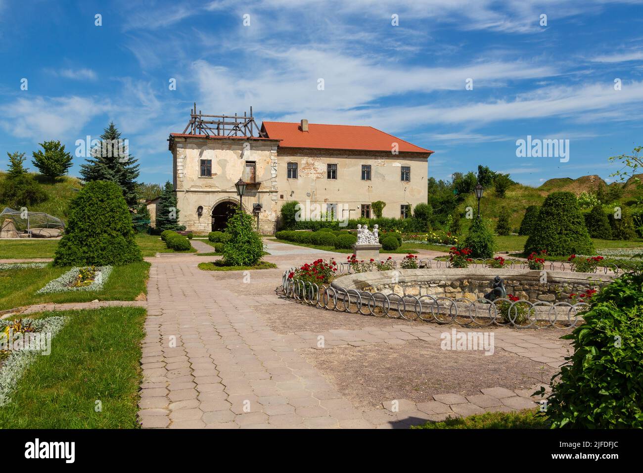 Chinese Palace and Grand Palace in Zolochiv Castle, a residence of the ...