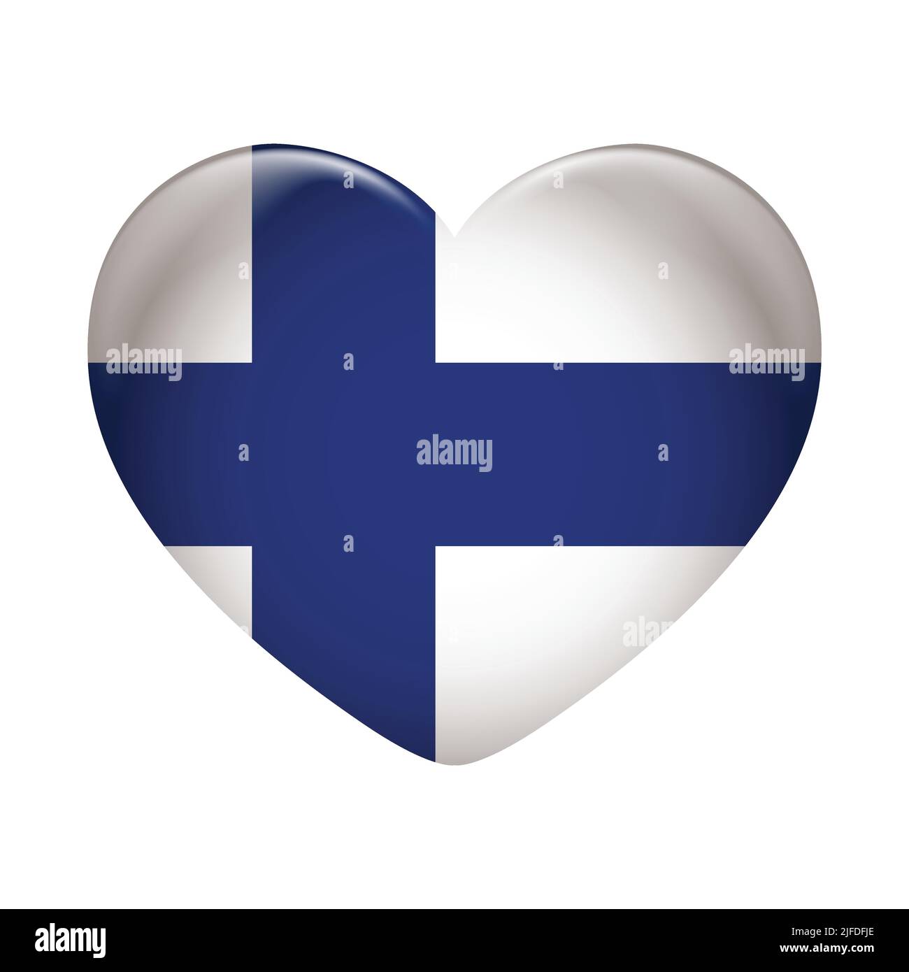 Finland flag icon isolated on white background. Finland flag. Flag icon ...