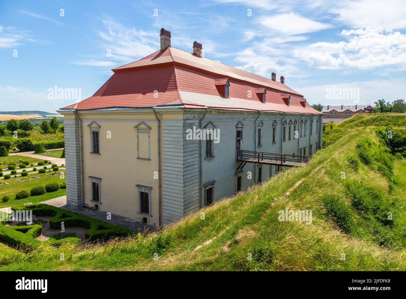 Chinese Palace and Grand Palace in Zolochiv Castle, a residence of the ...