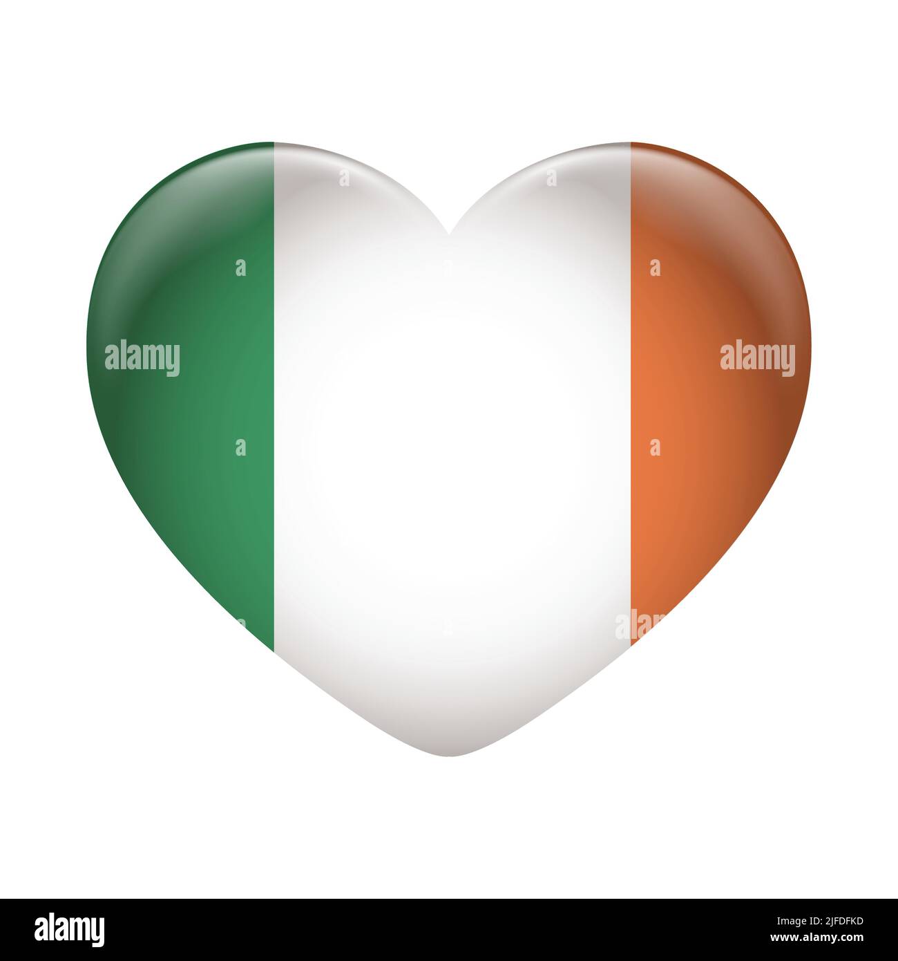 Ireland flag icon isolated on white background. Ireland flag. Flag icon ...