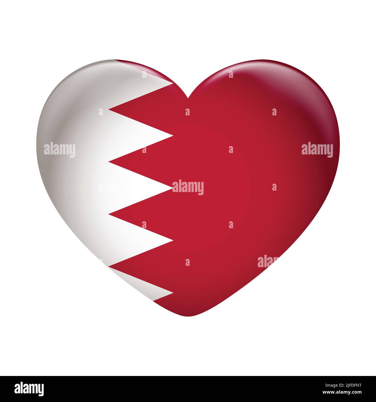 Bahrain flag icon isolated on white background. Bahrain flag. Flag icon ...