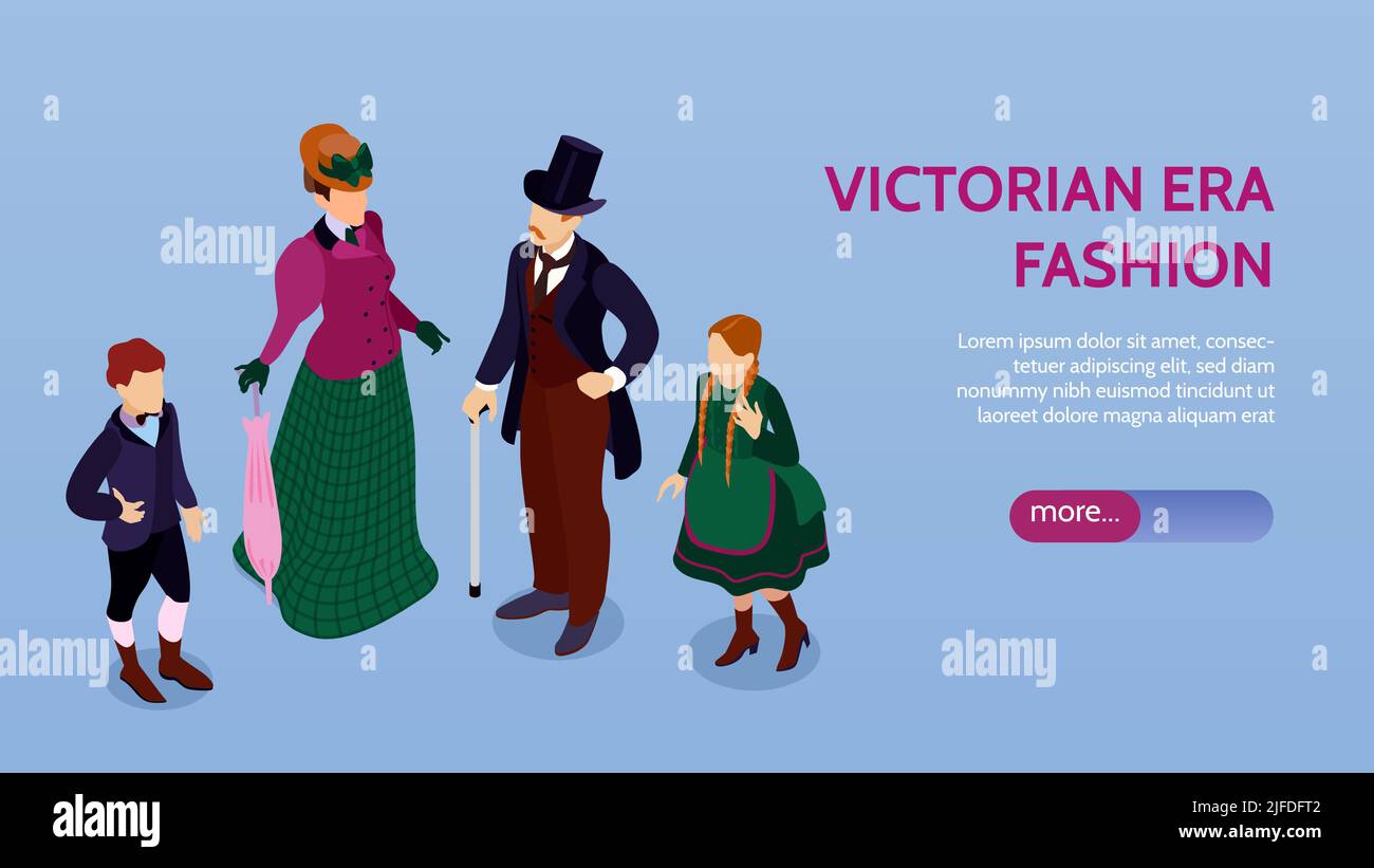 Characters in victorian costume Stock Vector Images - Alamy