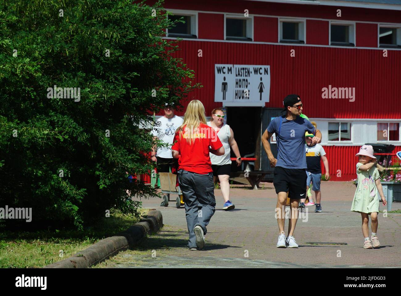 Puuhamaa Amusement Park, Tervakoski Finland Stock Photo - Alamy