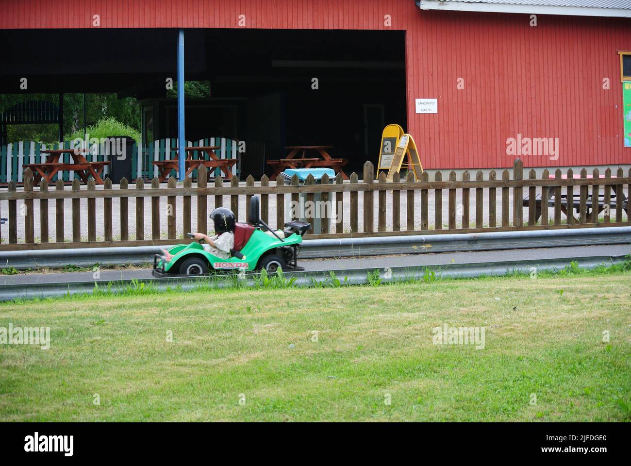 Puuhamaa Amusement Park, Tervakoski Finland Stock Photo - Alamy