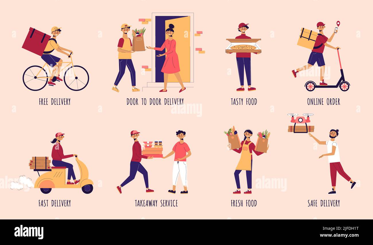 Food delivery composition set with free delivery door to door tasty ...