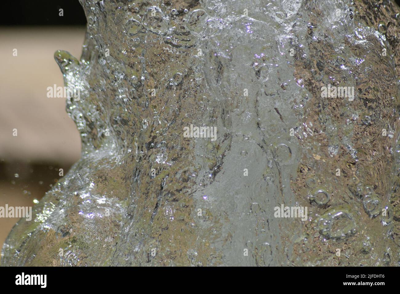 Water splashing in a fountain Stock Photo - Alamy