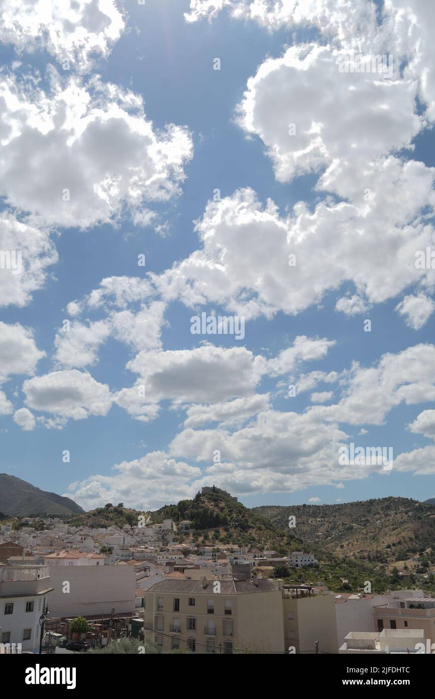 Andalusian village of Monda, Malaga, Spain Stock Photo - Alamy