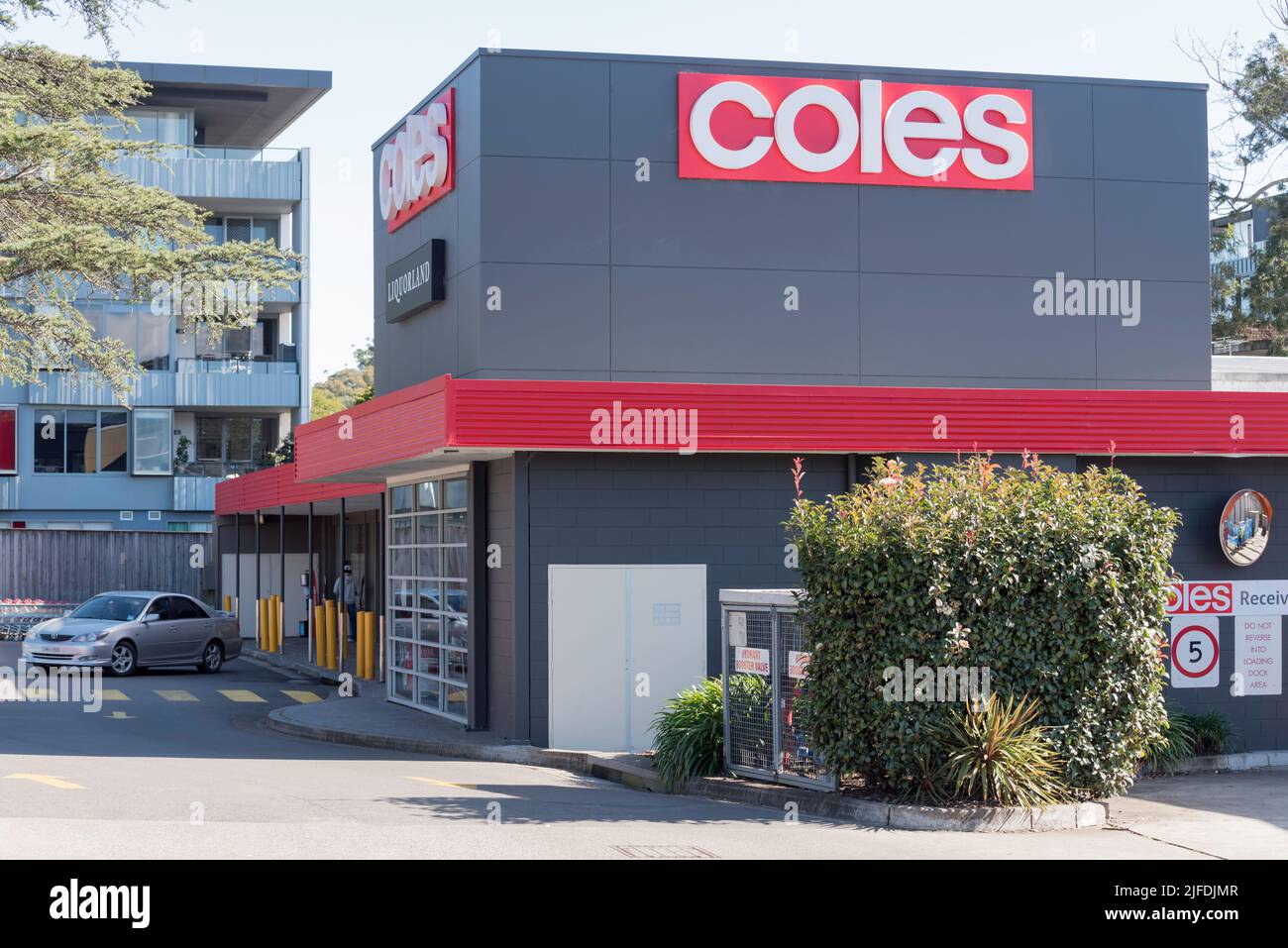 A stand-alone Coles supermarket in the northern Sydney suburb of ...
