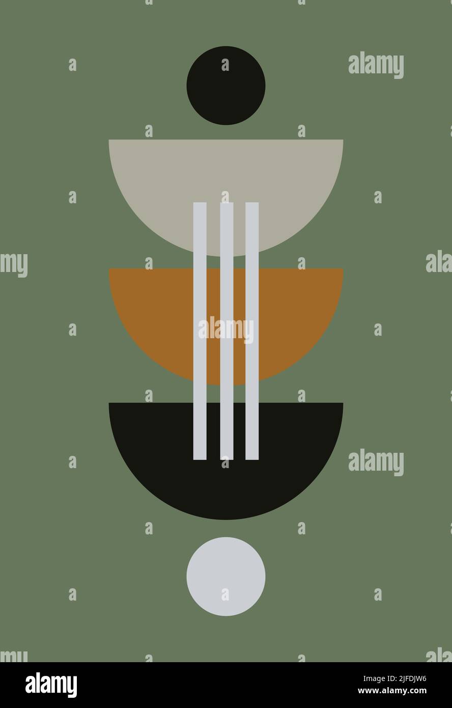 Wall art, minimalistic abstract art background. Abstract design ...