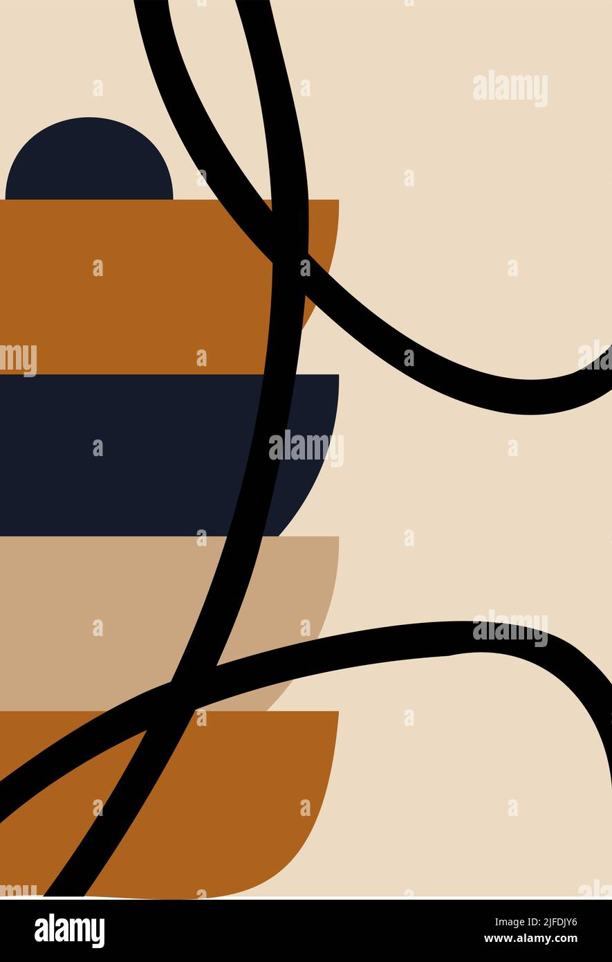 Abstract graphic background. Modern aesthetic background with geometric ...
