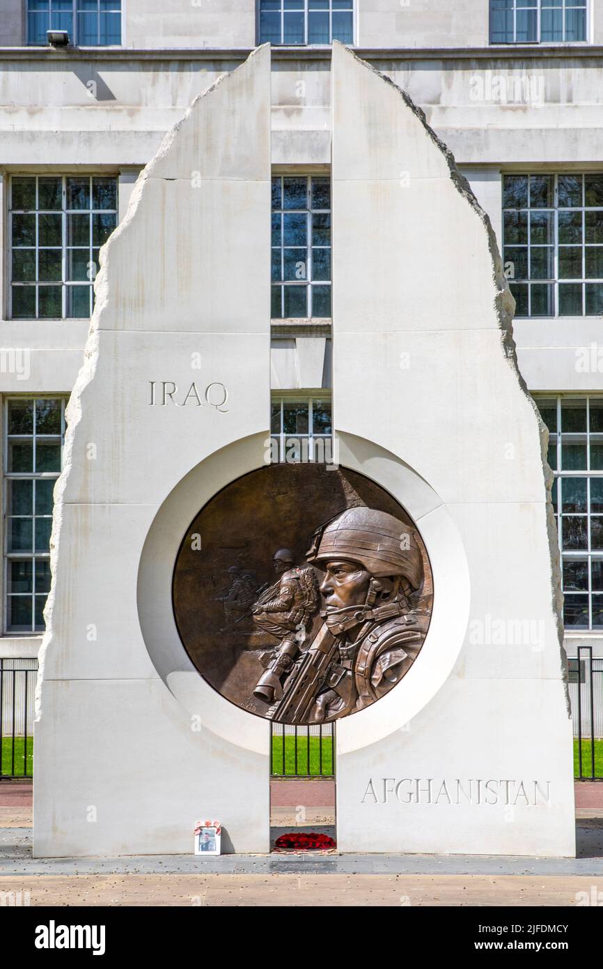 London, UK - April 20th 2022: Iraq and Afghanistan War Memorial in ...