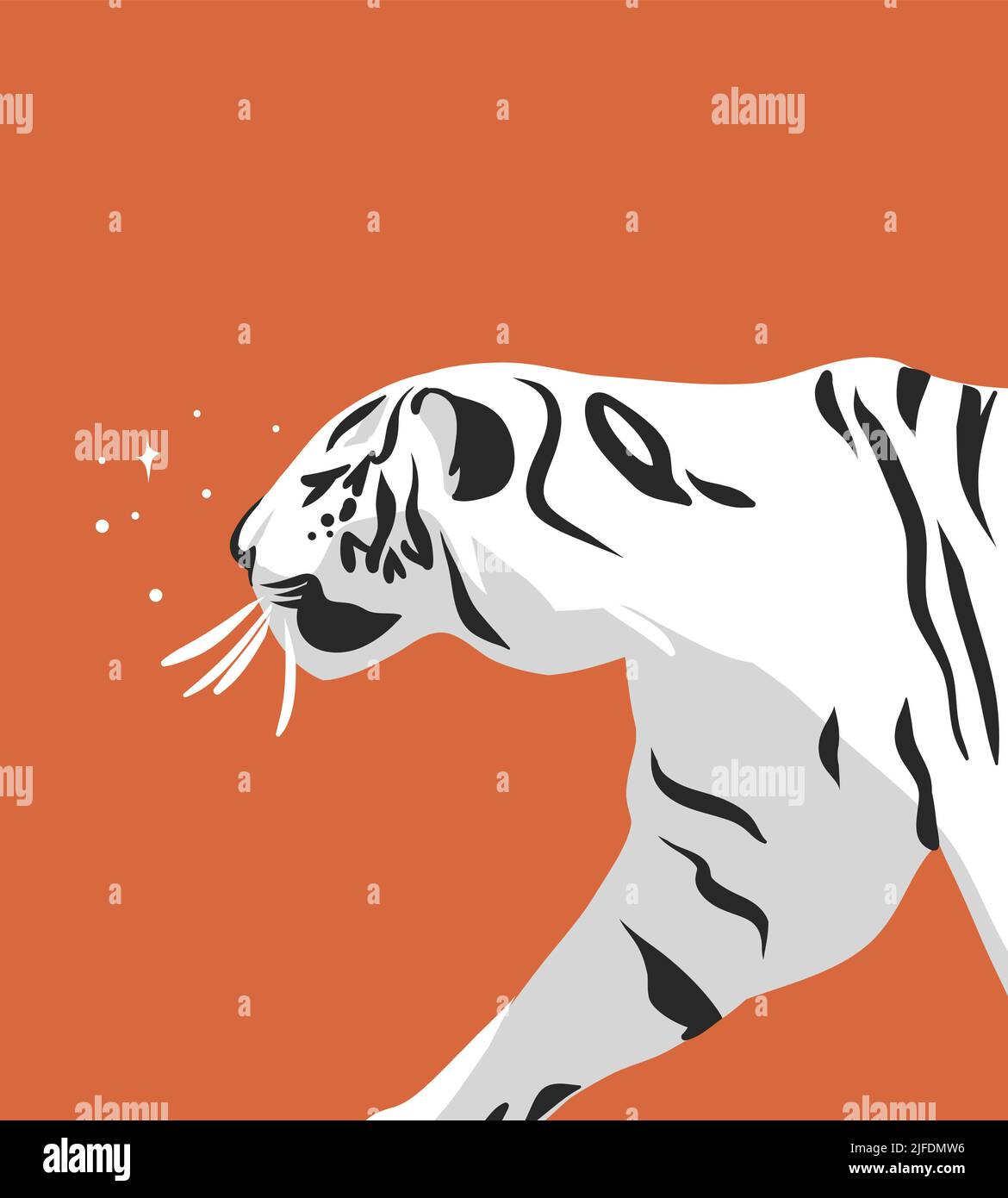 Hand drawn vector abstract graphic cartoon illustration with beauty ...