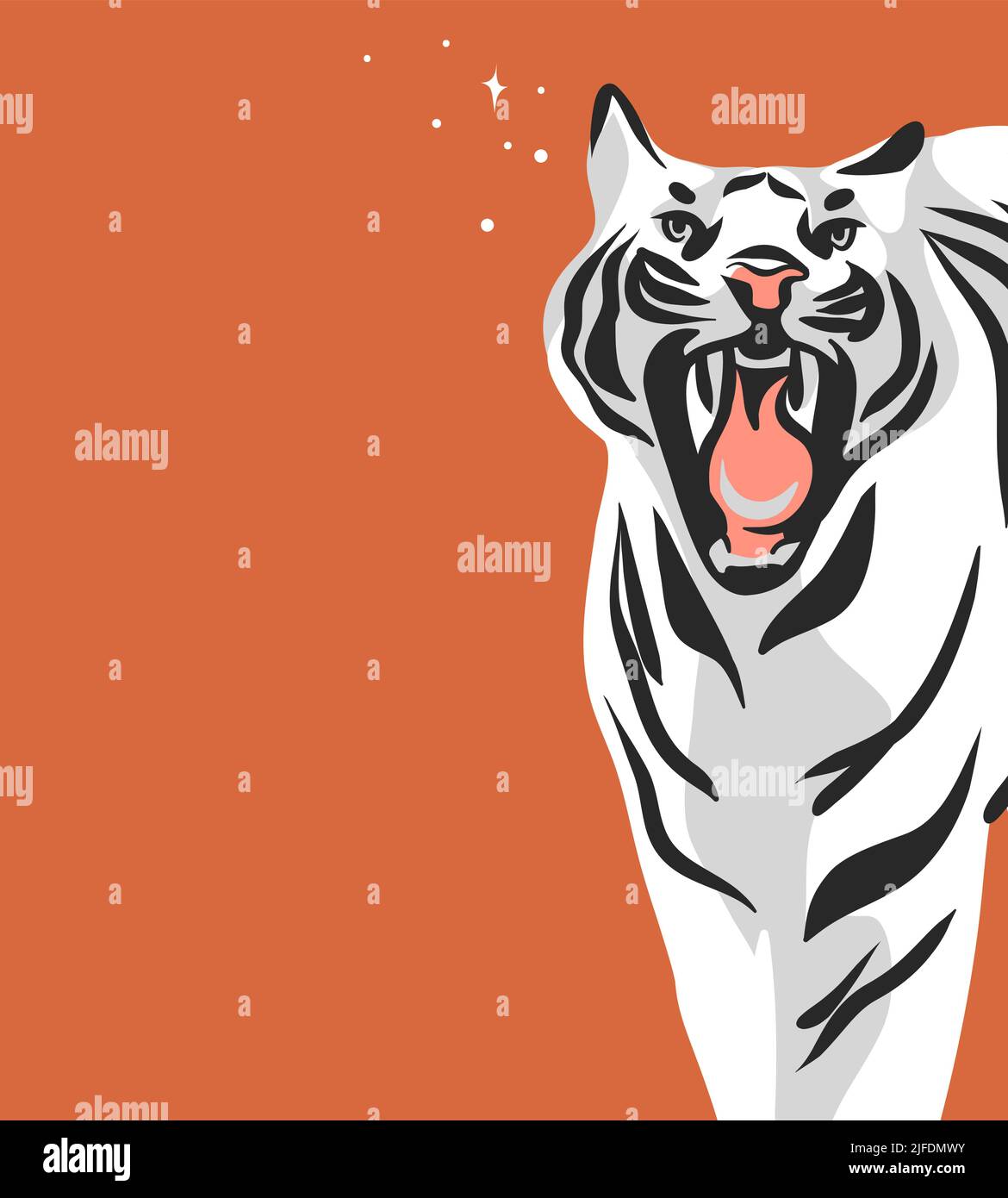 Hand drawn vector abstract graphic cartoon illustration with beauty ...