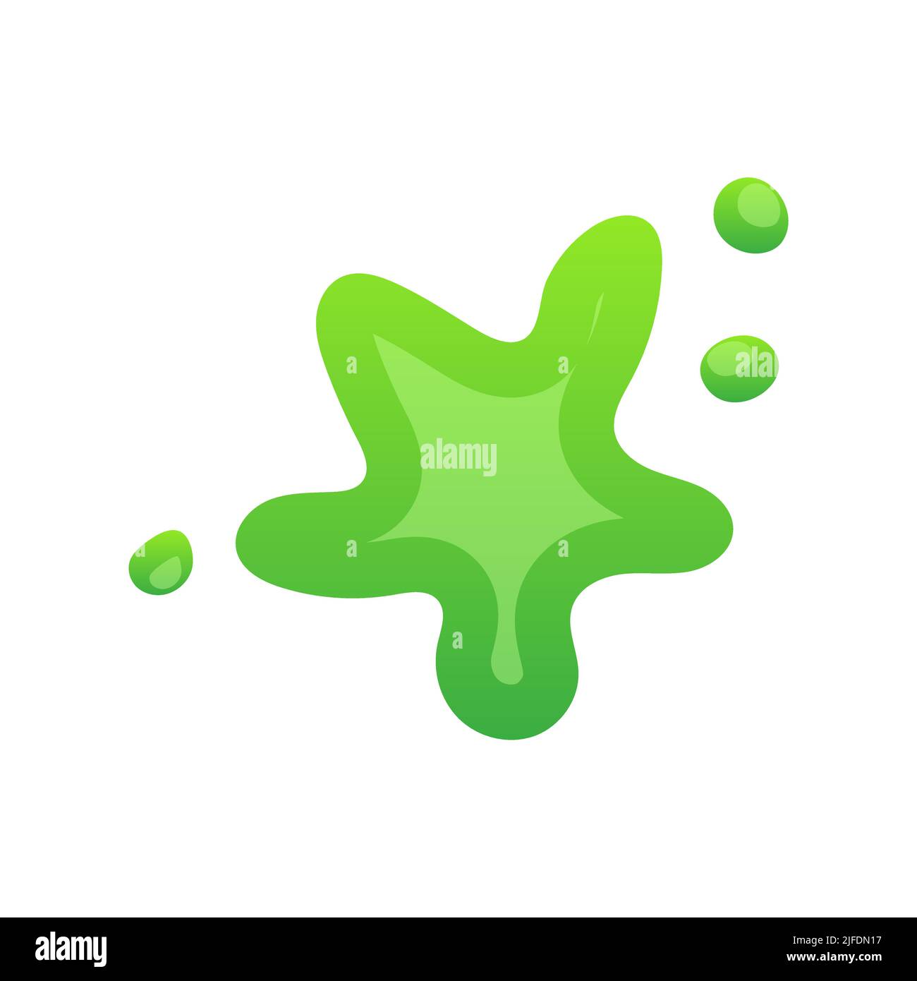 Vector slime blob liquid drop illustration and green paint drip ...