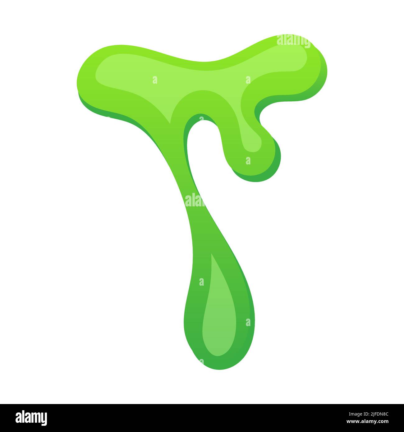 Vector slime blob liquid drop illustration and green paint drip ...