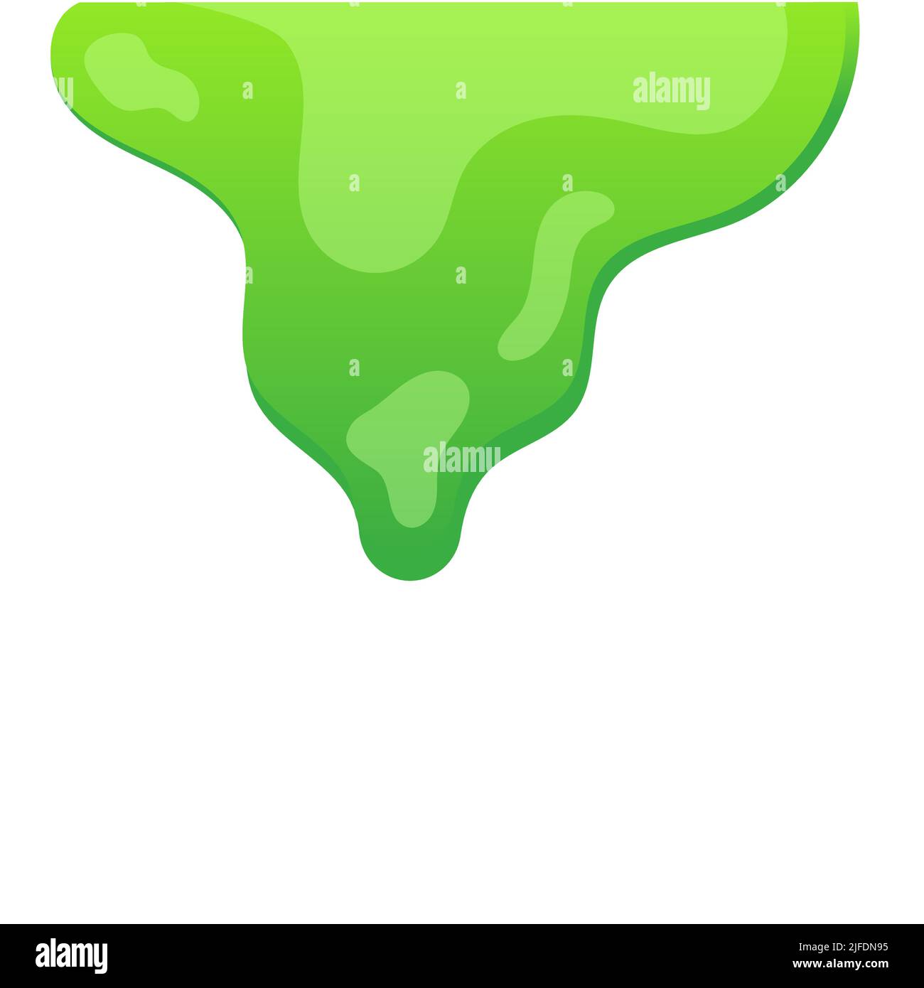 Vector slime blob liquid drop illustration and green paint drip ...